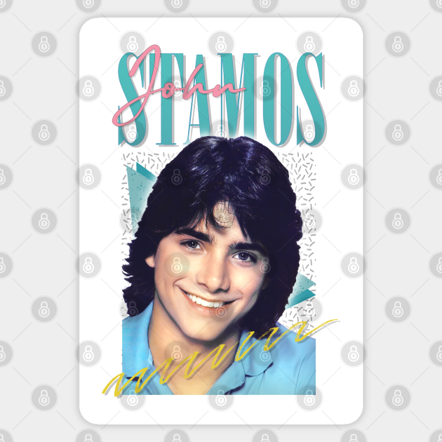 John Stamos --- Aesthetic Retro Fan Art - Jesse Katsopolis - Sticker ... John Stamos --- Aesthetic Retro Fan Art - Jesse Katsopolis - Sticker ...